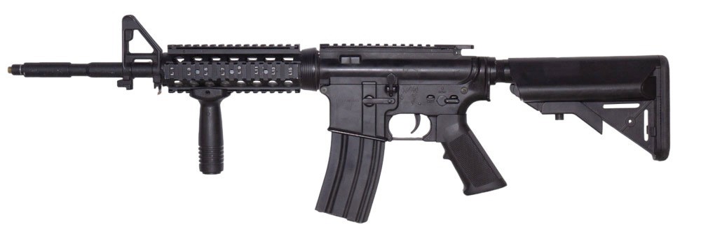 Купить Автомат Cyma M4 RIS (cm507), 110 м/с, АКБ, ЗУ (Б/У)