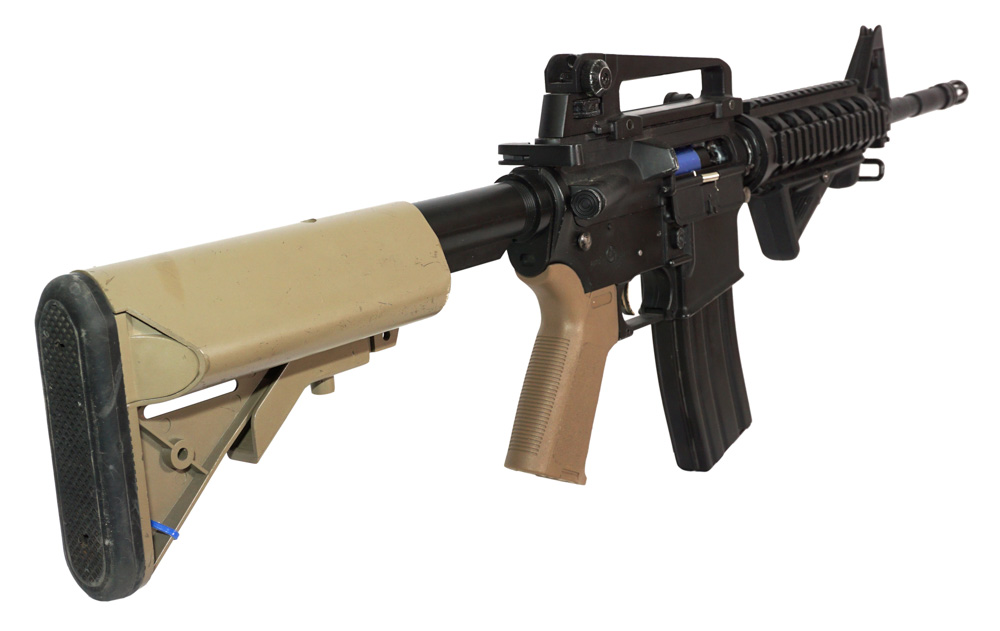 Купить Автомат Cyma M4A1 RIS (cm007), 120 м/с, тактическая рукоятка (Б/У)