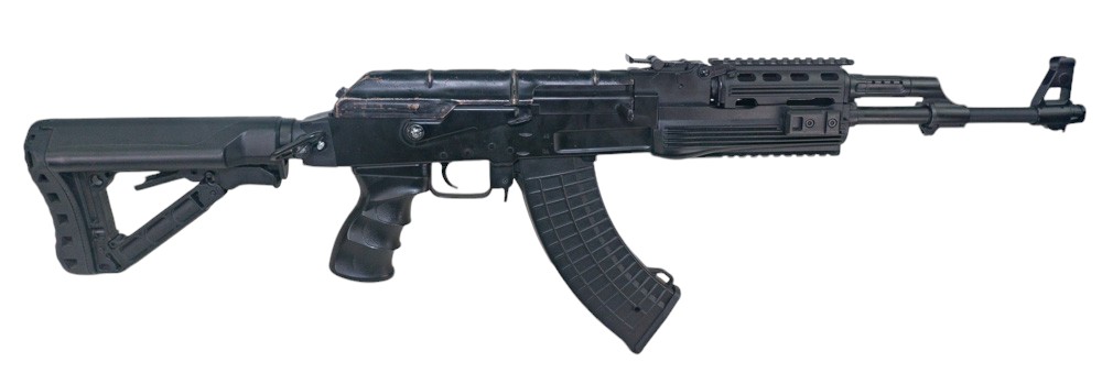 Купить Автомат Cyma АК47 Tactical, тактический обвес (cm028c), 115 м/с ...