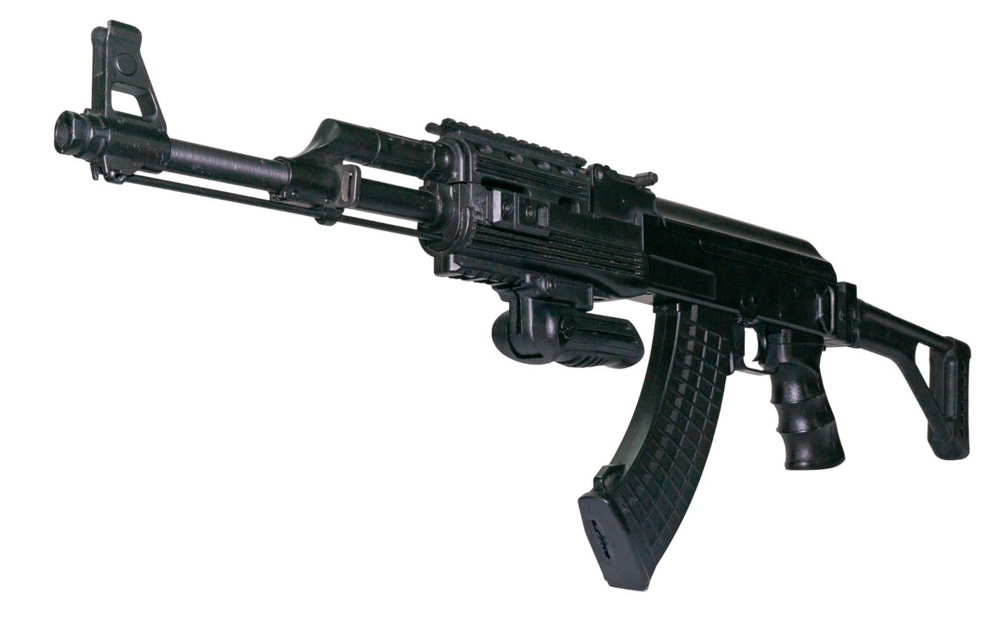 Купить Автомат Cyma АК Tactical, тактический обвес (cm028u), 115 м/с (Б/У)